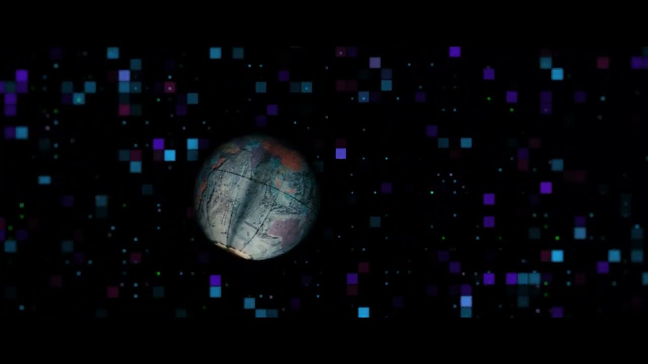 Pixel Galaxy background loop 4k - YouTube