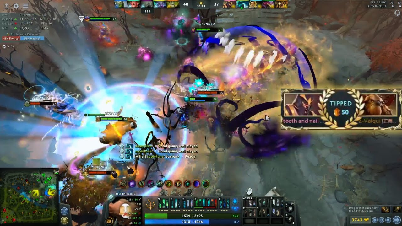 GIGACHAD Earthshaker throws everything to save Arteezy and wins the ...