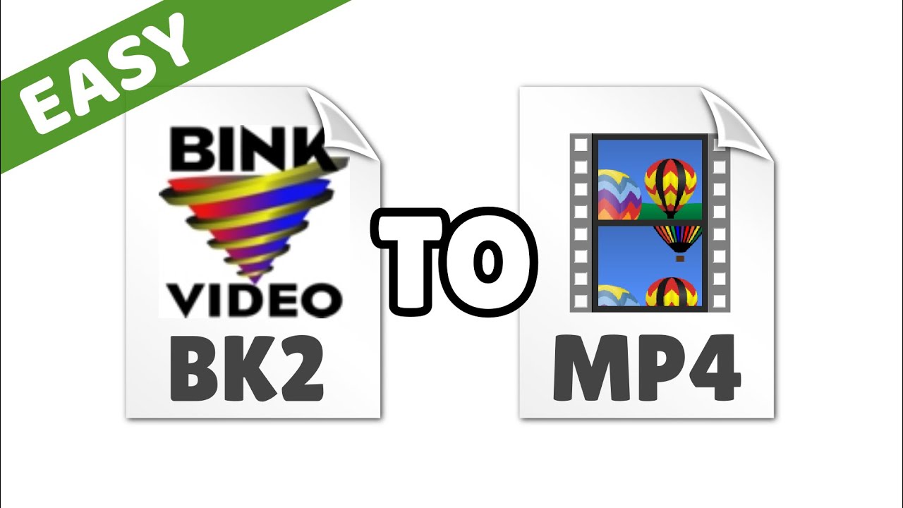 How to Convert BK2 to MP4 Video Files (BINK/RAD) - YouTube