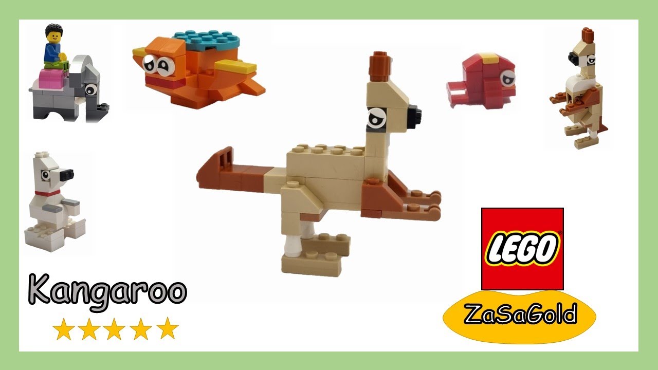 LEGO Kangaroo 🦘🦘 Creative Animals 🦘🦘 - YouTube