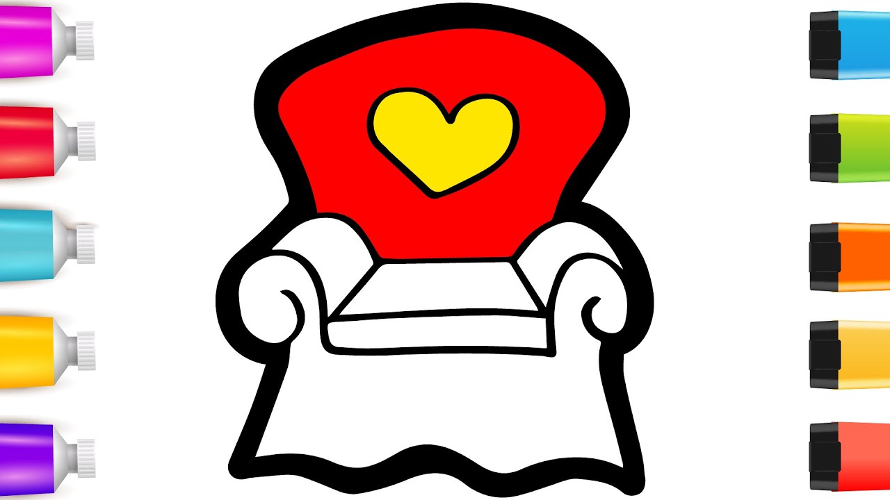 How to Draw a Queen Chair | Step by Step Easy - YouTube