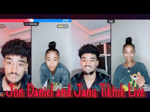 ጆን ዳንኤል እና ጃኒ ቲክቶክ ላይቭ 30/8/2023 | jon daniel vs janiy Tiktok Live ...