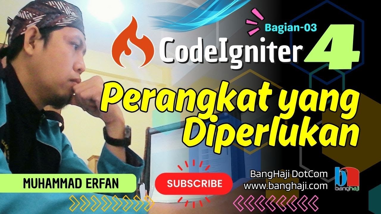 CI4 v.03 🔥 Jangan Asal Ngoding CodeIgniter 4, Siapkan Dulu Perangkat Pendukungnya - YouTube