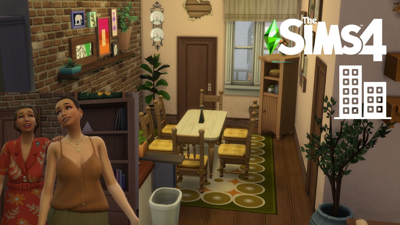 Realistic Family Apartment Renovation - Sims 4 - YouTube