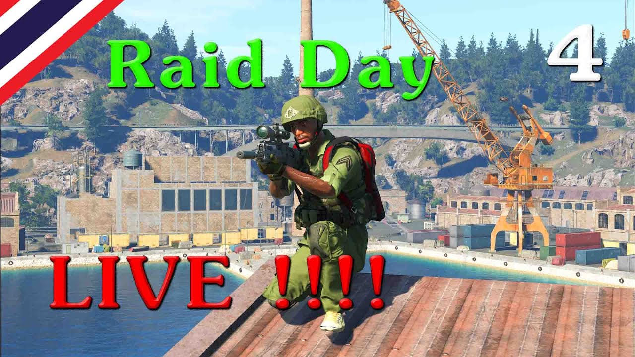 SCUM LIVE EP4 Raid Day - YouTube
