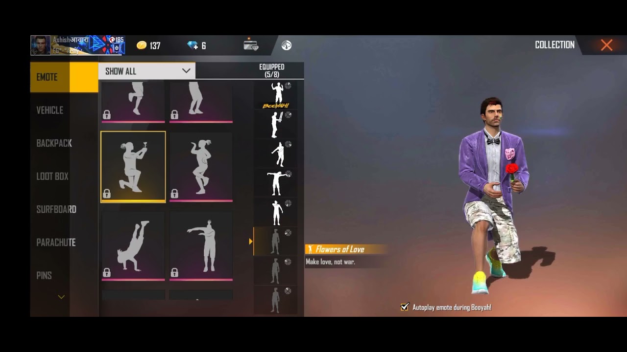 free fire car emote - YouTube