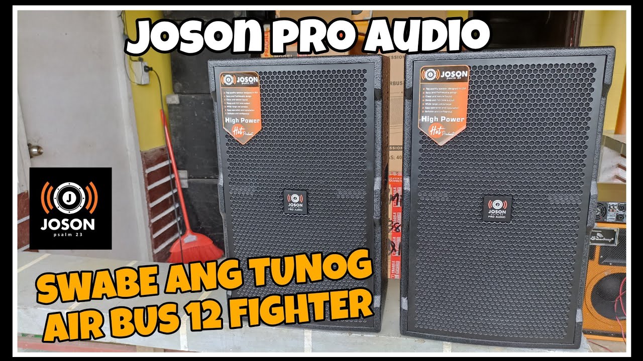 Joson Pro Audio Air Bus 12 Fighter 1000 watts Max 2 way Speaker, Ang ...