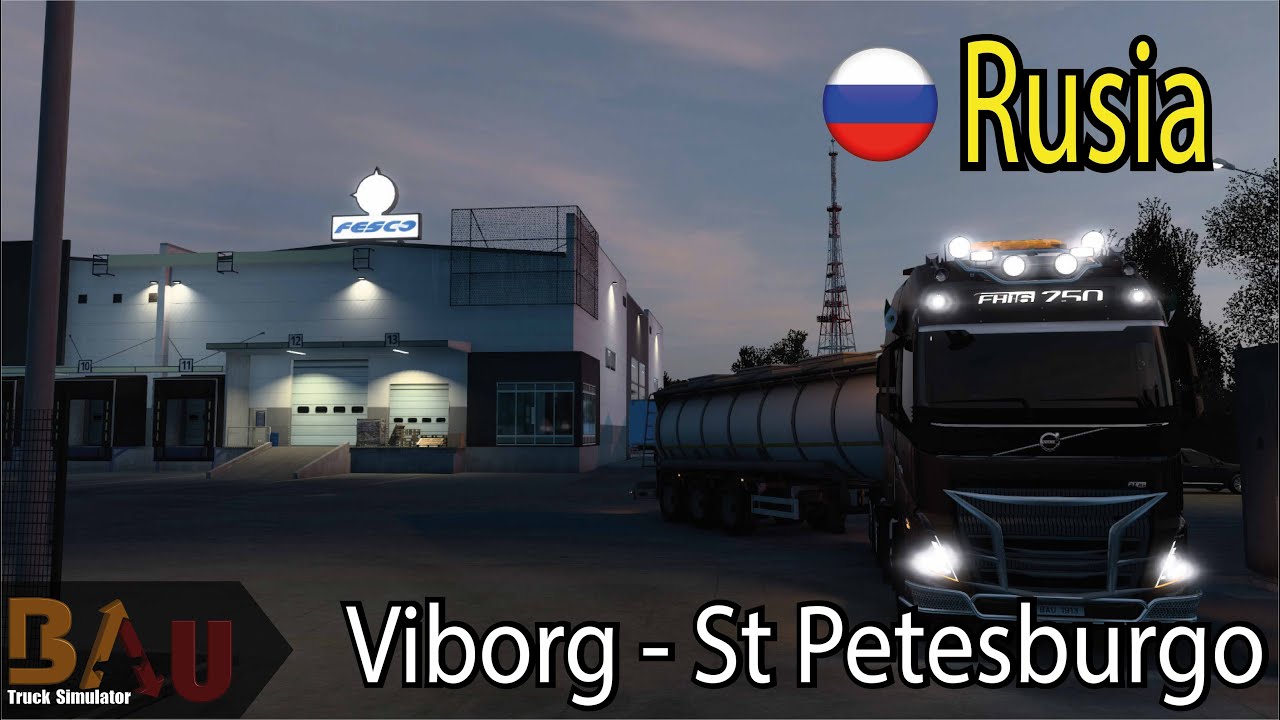 #ets2 Rusia 001 (Viborg - St Petesburgo) - YouTube