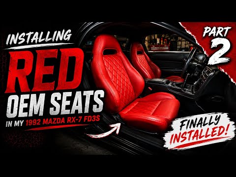 Removing & Upgrading My Mazda RX7 FD3S Interior Seats | Part 2 - YouTube