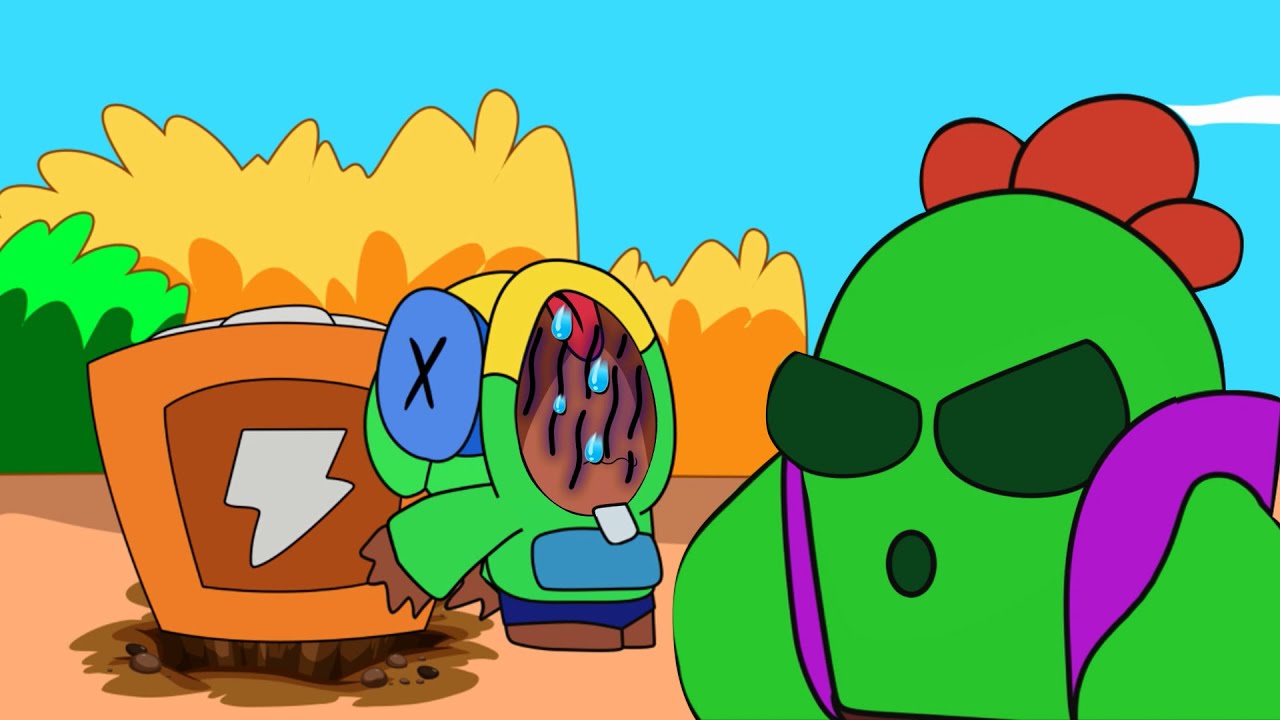 BRAWL STARS ANIMATION - SPIKE x LEON - WHY SO SERIOUS? - YouTube