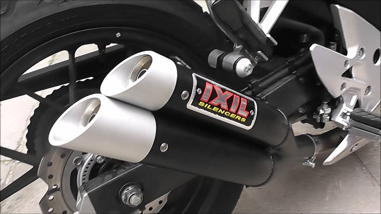 Honda CB500F IXIL hyperlow black - YouTube