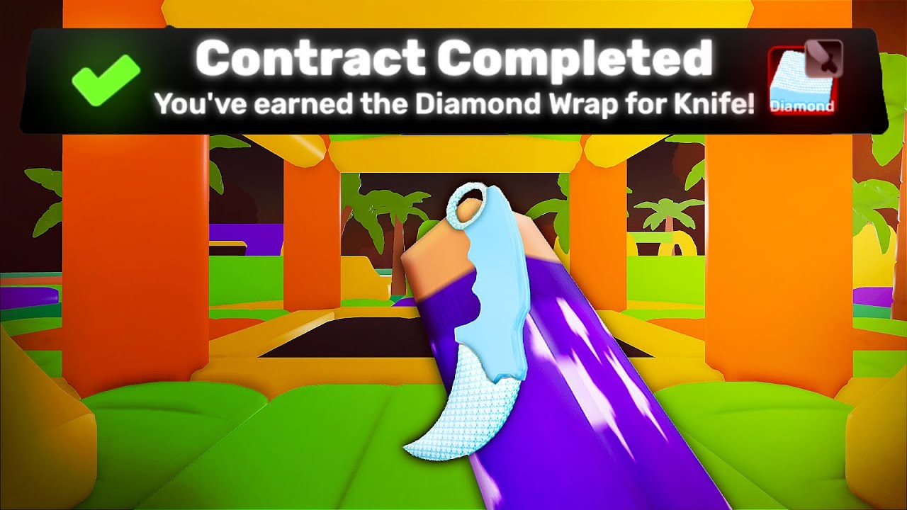 I Unlocked THE DIAMOND KNIFE WRAP And THIS Happened... (Roblox Rivals ...