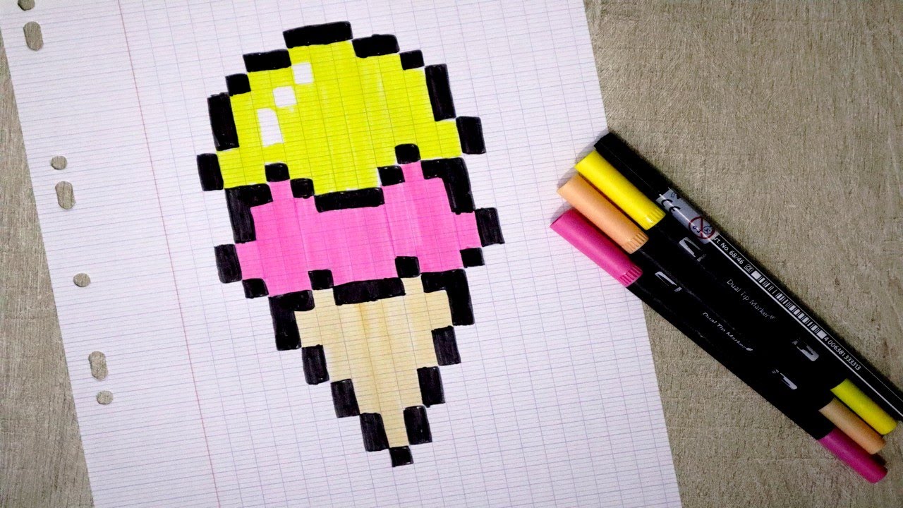 GLACE en Pixel Art ! - YouTube