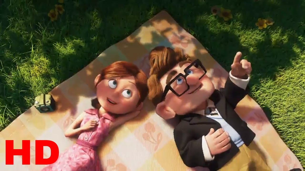 Pixar's Up - Ellie and Carl's relationship through time, Sad scene ...