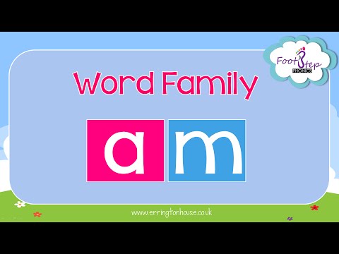 FootStep Phonics - AM Word Family