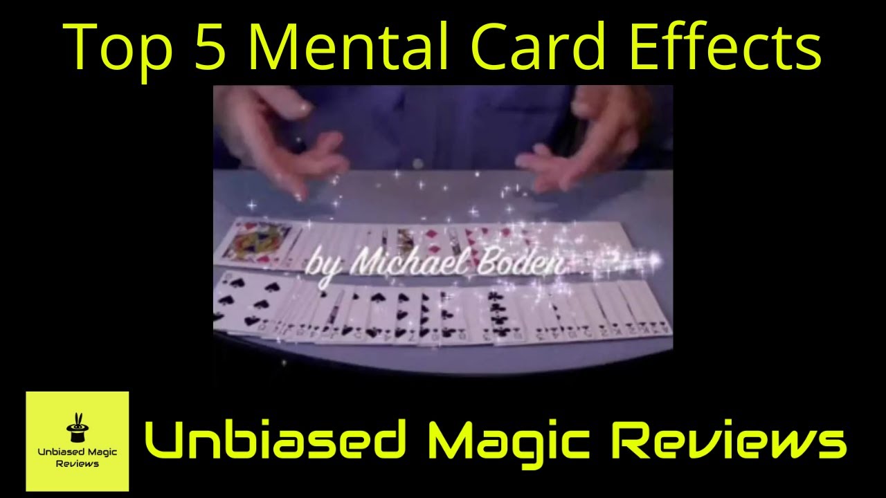 Top 5 Mental Card Effects of Michael Boden - YouTube