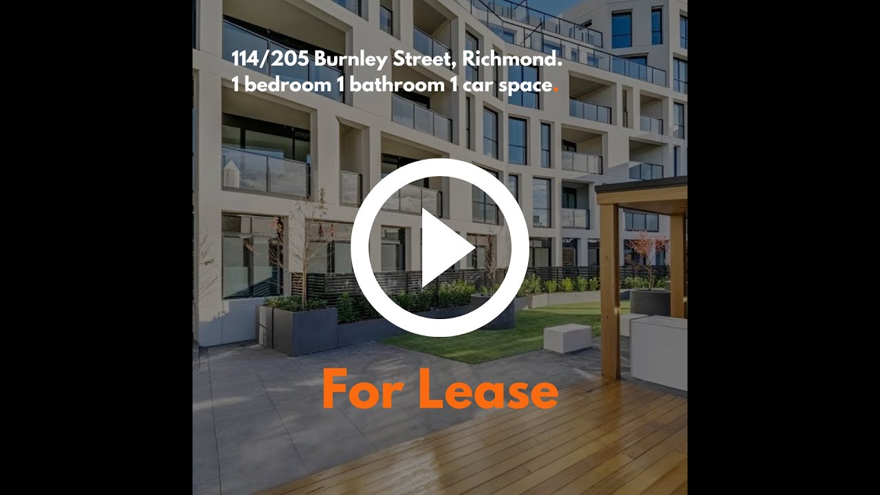 114/205 Burnley Street, Richmond - YouTube