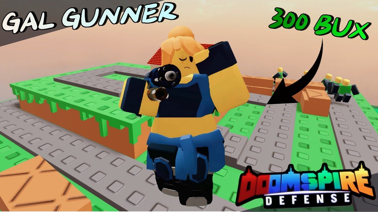 New Gal Gunner Skin Showcase! │Doomspire Defense│ - YouTube