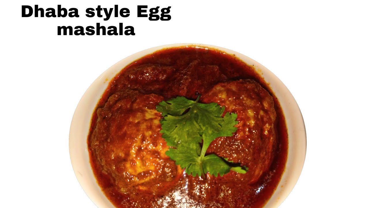 Dhaba style Egg mashala || ढाबा स्टाइल अंडा मशाला || How to make dhawa ...