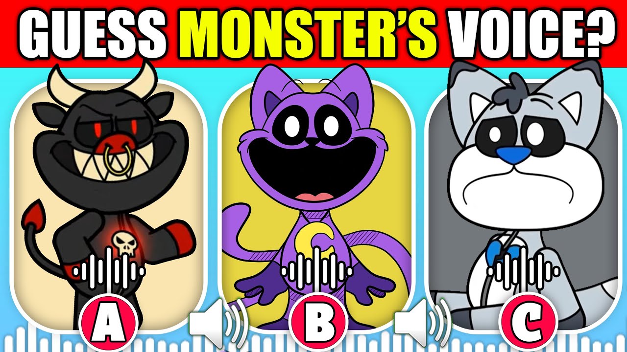🔊🎤Guess the Smiling Critters Voice | Poppy Playtime Chapter 3 ...