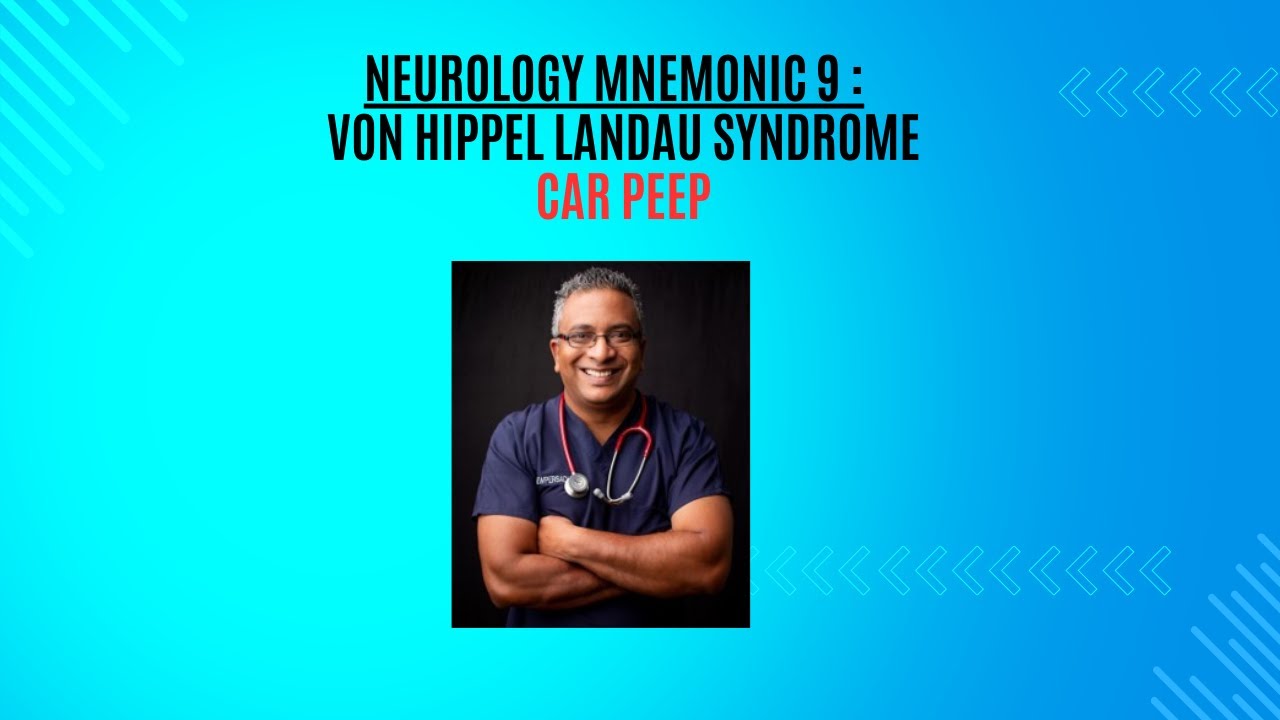 Neurology Mnemonic 9 : Von Hippel Lindau Syndrome - YouTube