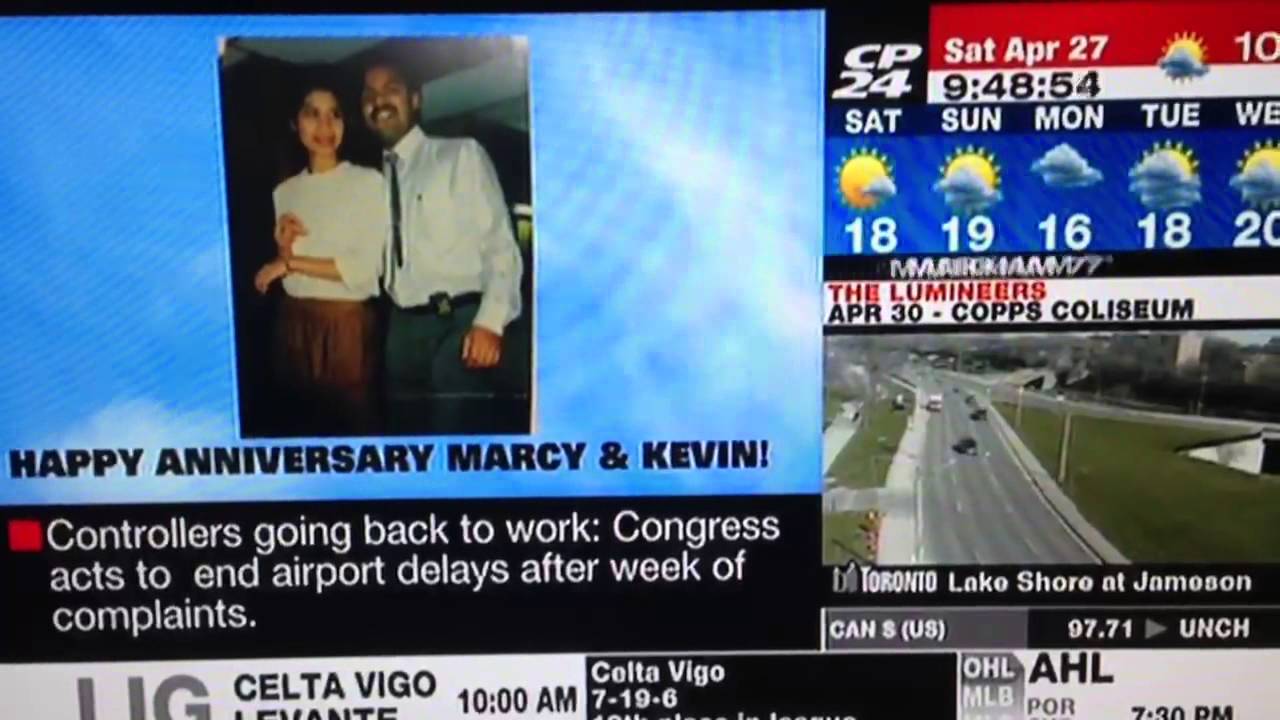 Birthdays on Breakfast Television CP24 April 27, 2013 - YouTube