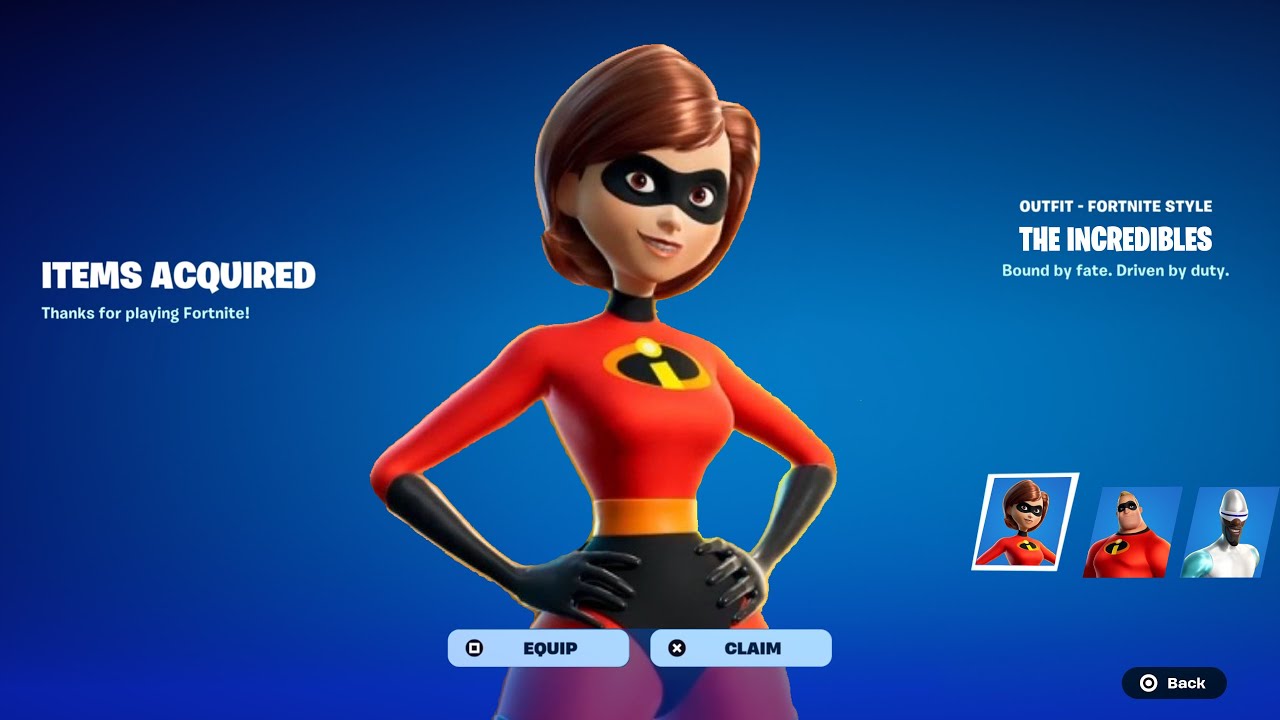 how to get incredibles skin for Free in Fortnite! (Mr incredible, E ...