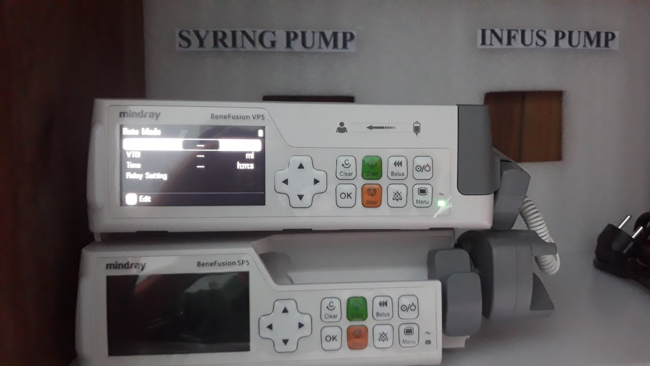Tutorial Cara Menggunakan Infus Pump Merk Mindray || Review Infus Pump ...
