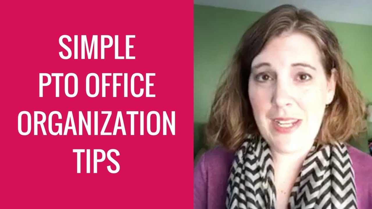 Simple PTO Office Organization Tips - YouTube
