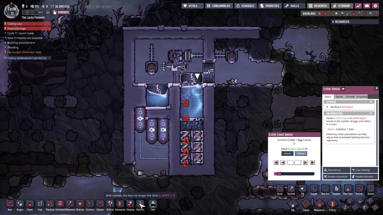 [ONI] Critter Drown Room - YouTube