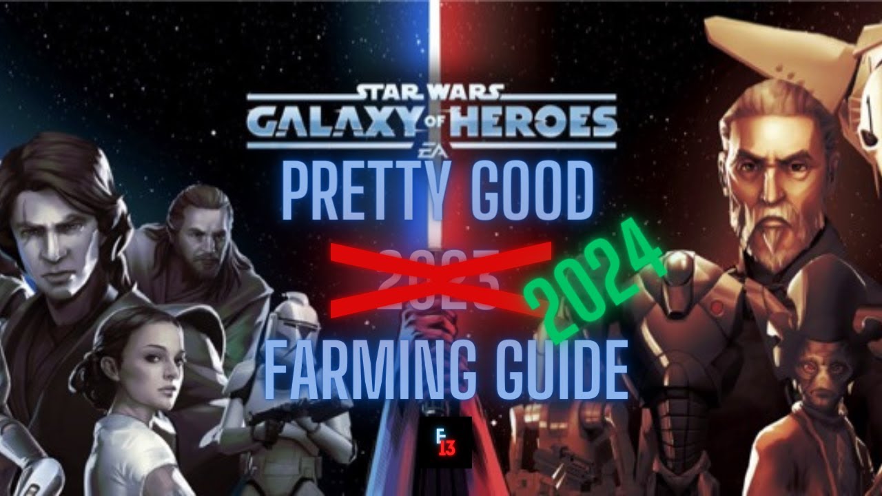 SWGOH 2024 Farming guide not 2023. - YouTube
