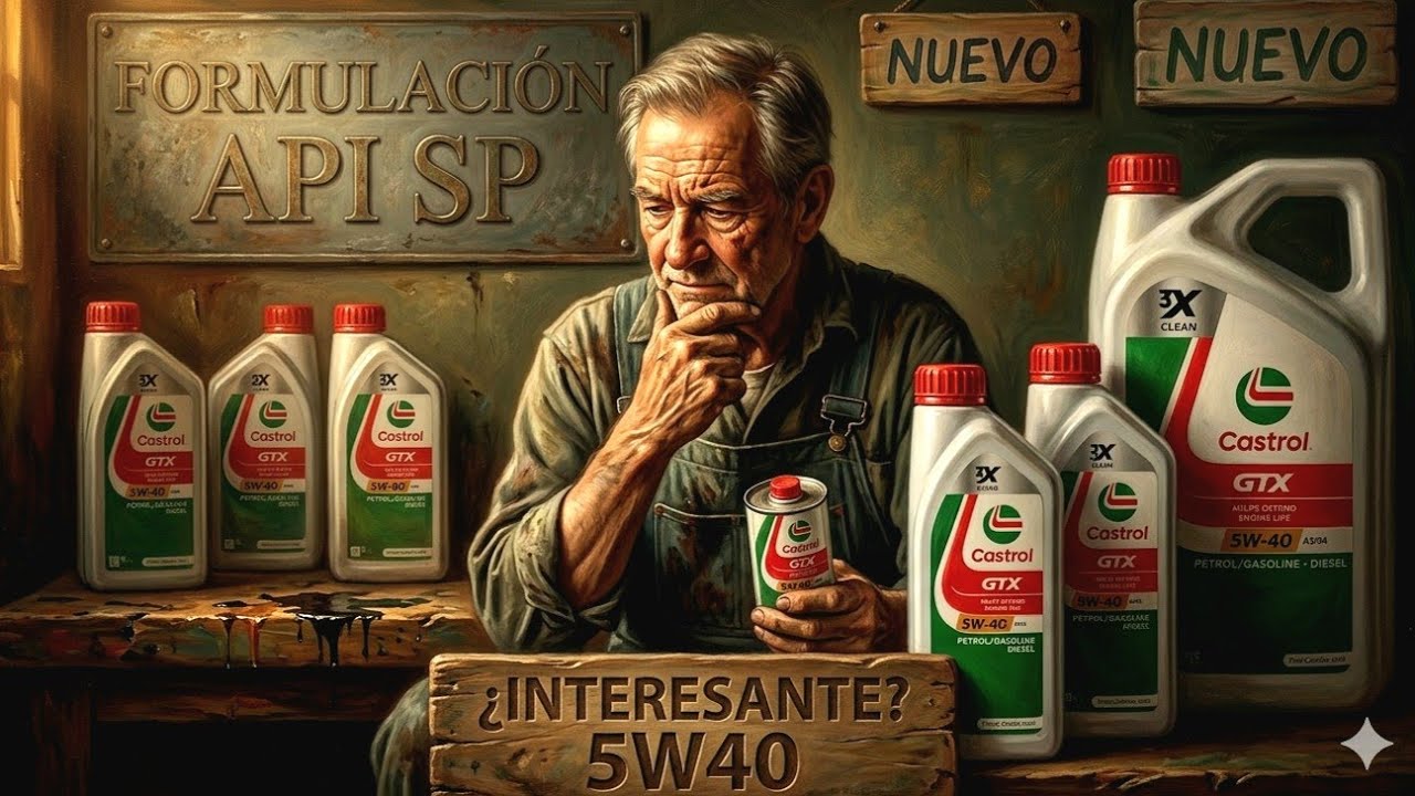 Castrol GTX 5W40 API SP del 2025 - YouTube