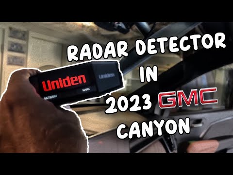 Radar detector hardwire installation in 2023 GMC Canyon - YouTube