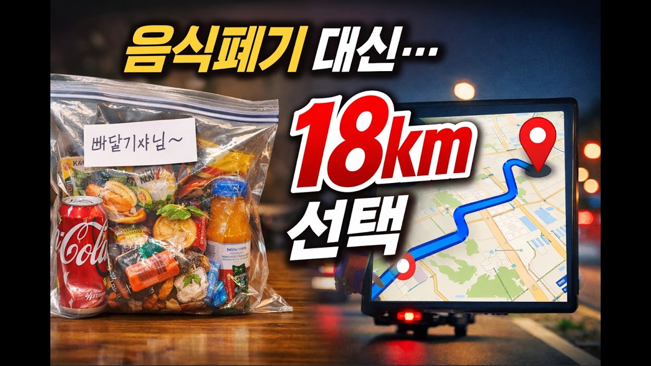 [풀영상]배달 불가 판정 받은 주문, 18km를 선택한 이유 - YouTube
