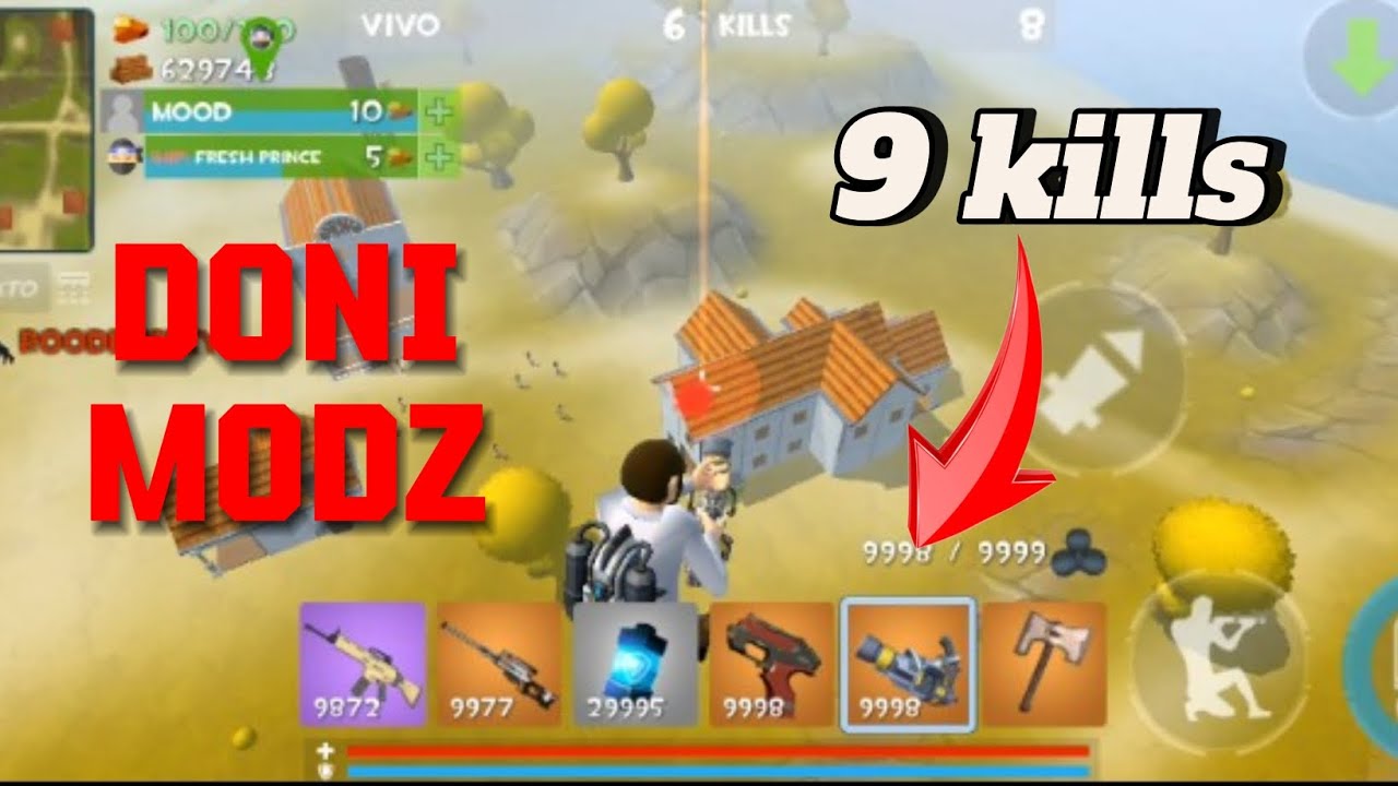 Rocket Royale hacker Doni modz 9 kills gameplay - YouTube