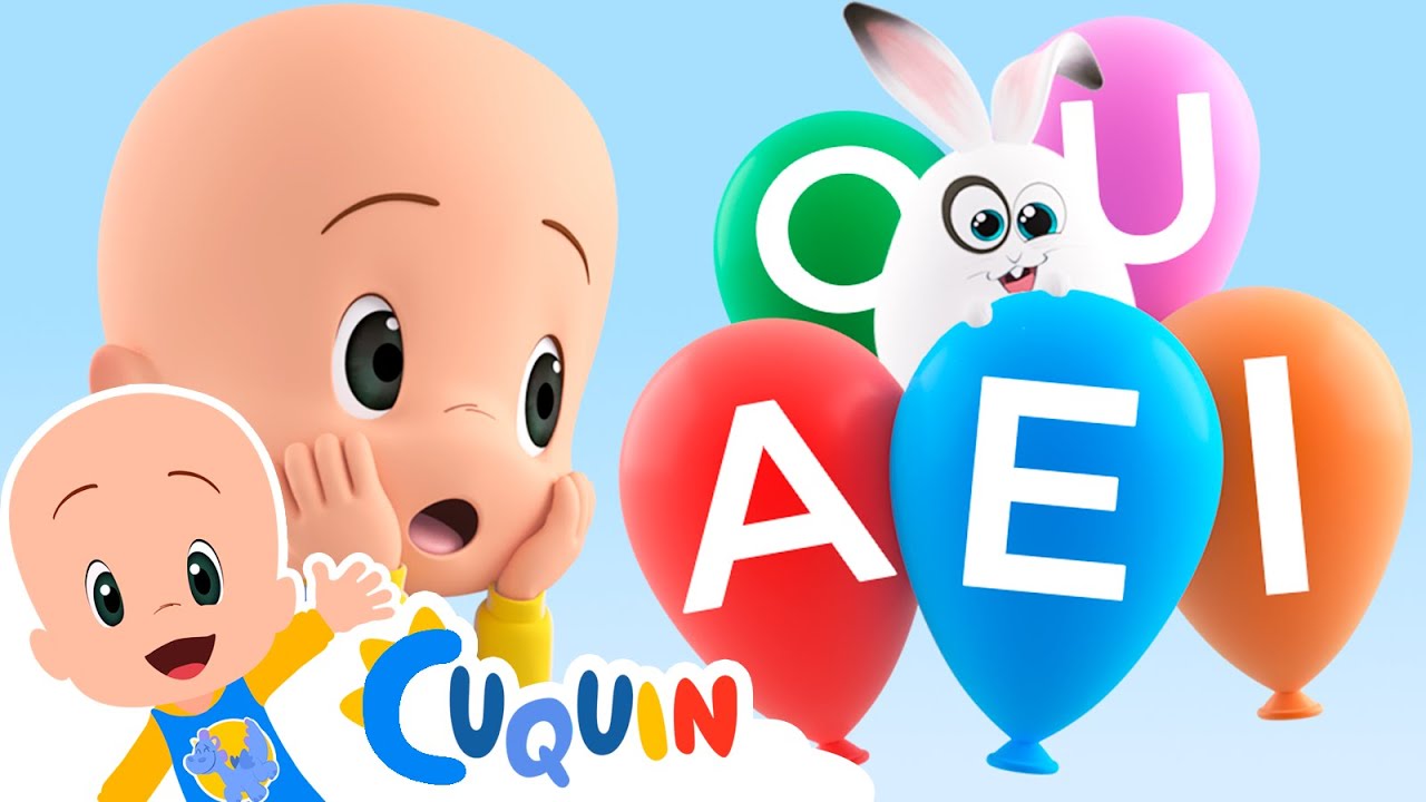 Learn the Vowels with Cuquin's balloons | Cleo & Cuquin | Educational ...