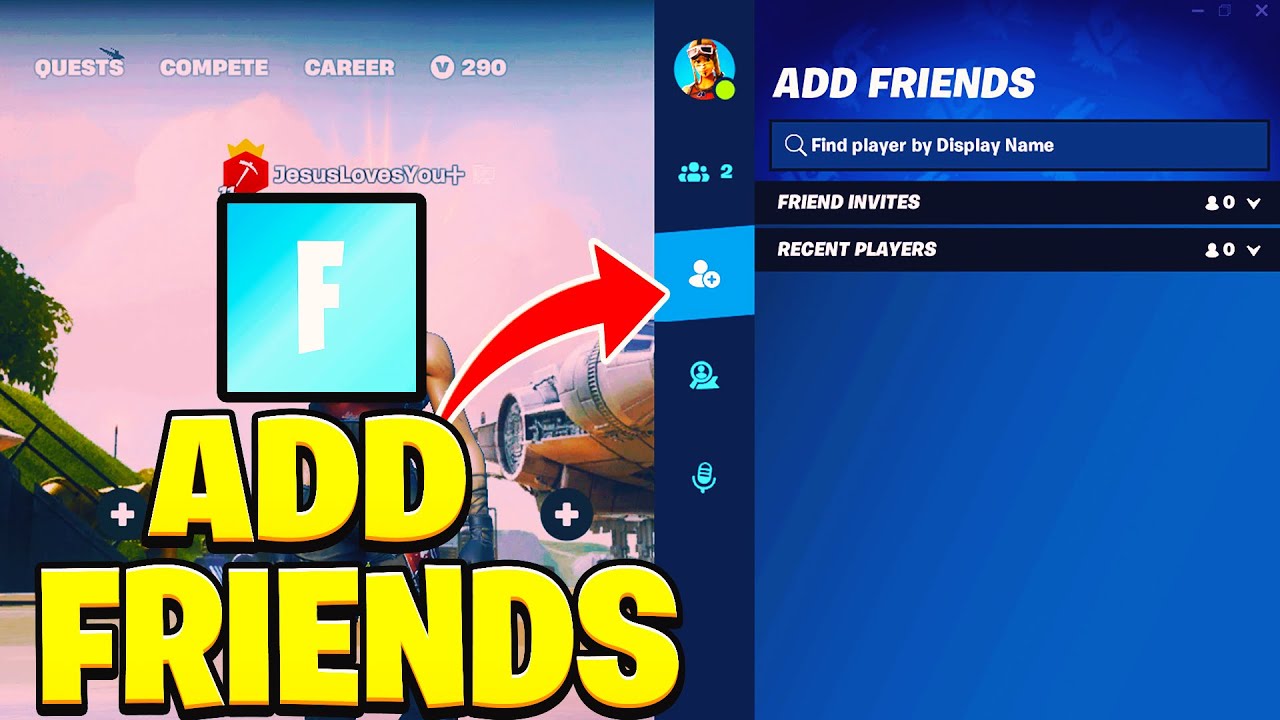 How to add Friends in Fortnite in less than 2 minutes (Xbox ...