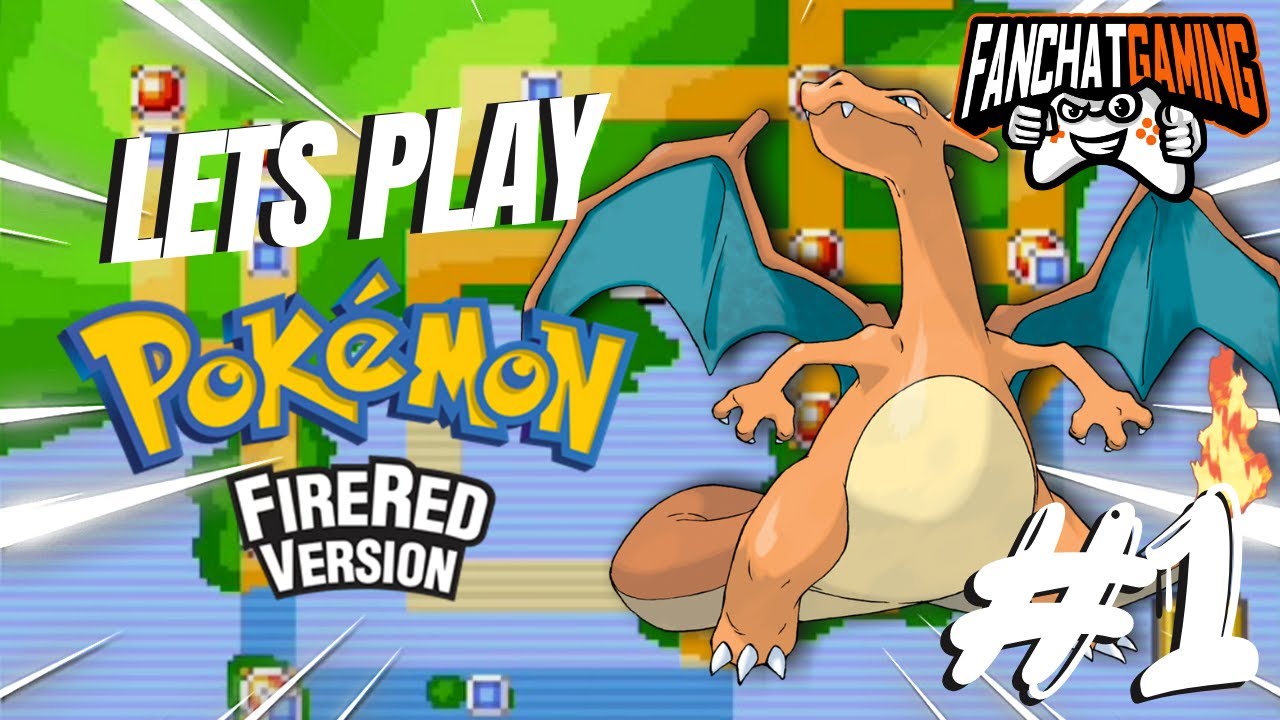 Let's Play Pokemon Fire Red : Episode 1 - The road to Charizard begins ...