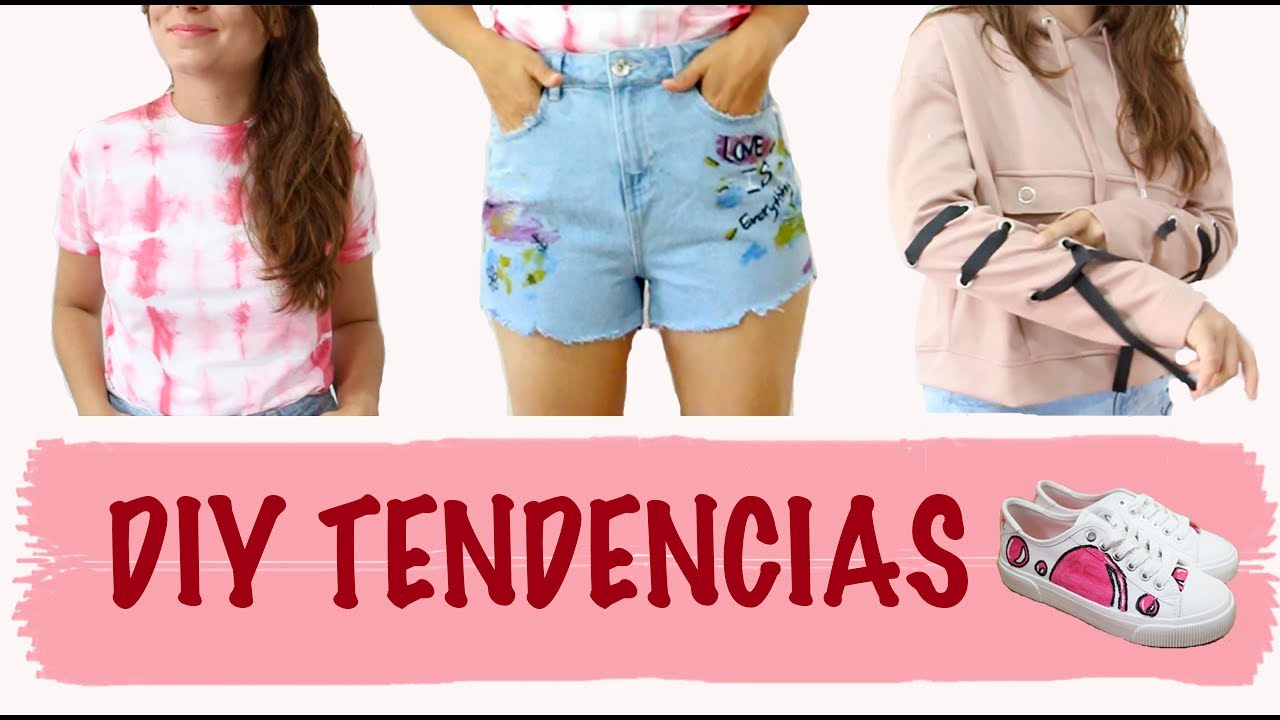 DIY DECORA TU ROPA | LOOK COMPLETO TENDENCIAS 2017 - YouTube