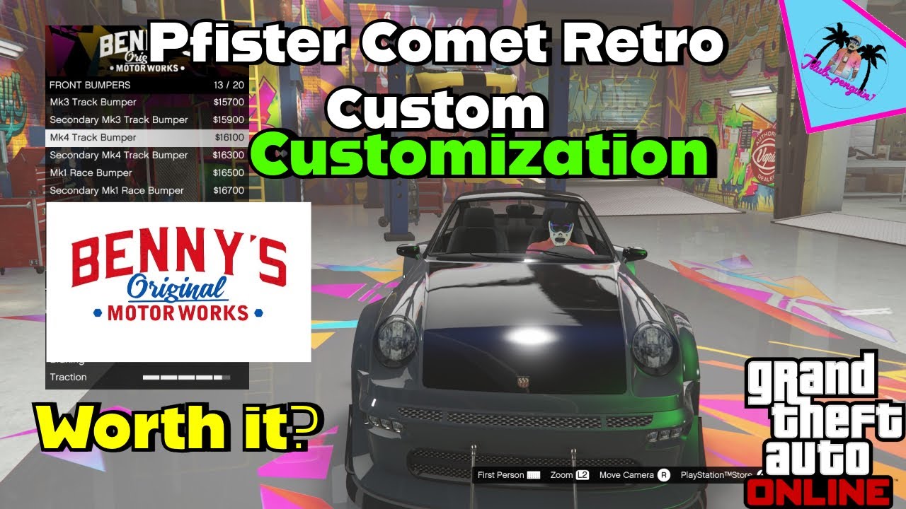 Pfister Comet Retro Custom Customization And Review. GTA Online - YouTube