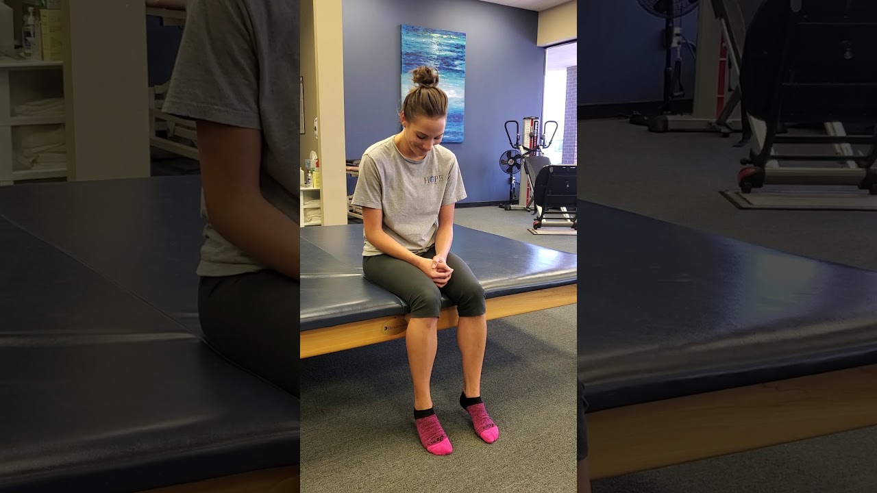 Sciatic Nerve Slump Slider - YouTube