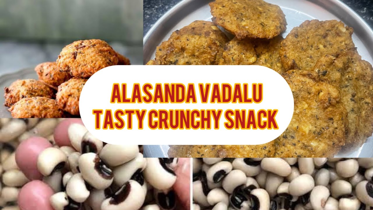 Alasanda vadalu tasty crunchy snack - YouTube