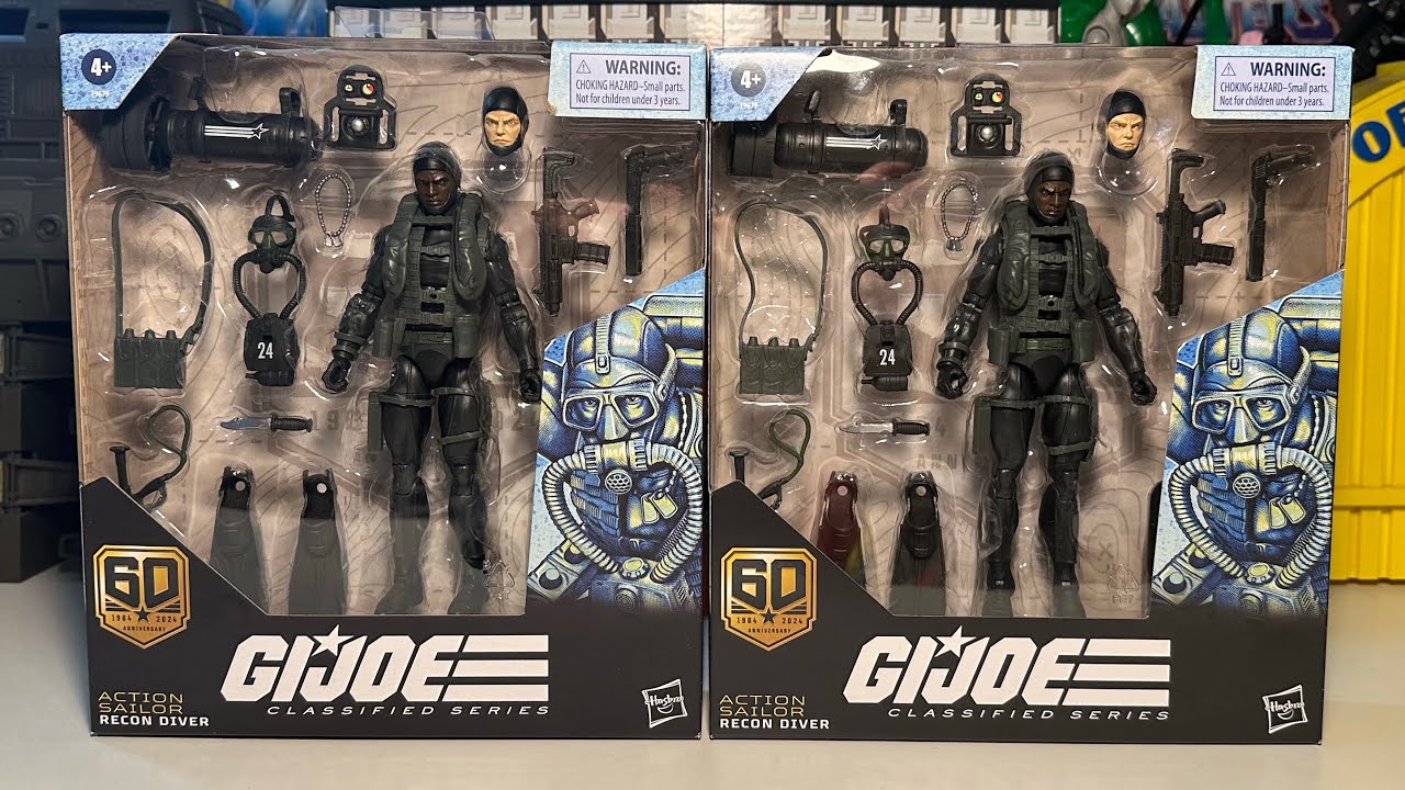 GI JOE Classified Series Action Soldier Recon Diver - YouTube