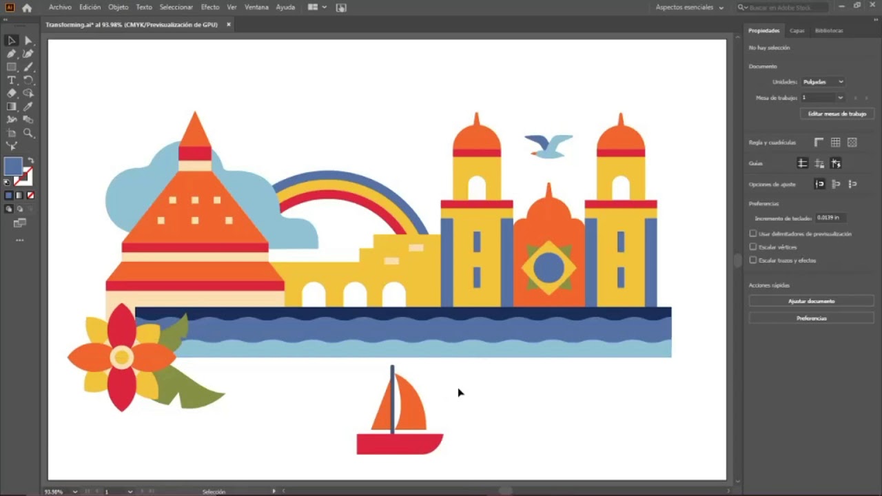 Transformar y editar ilustraciones (Transform and edit artwork)017 ...
