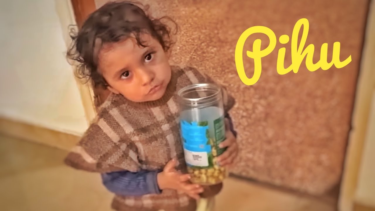 Pihu pura Dibba khali kardi 😱 Pihu cute moments || Pihu and Rasbhari ...