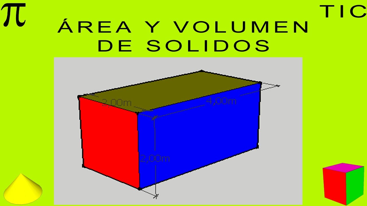 AREA Y VOLUMEN DE SÓLIDOS - YouTube