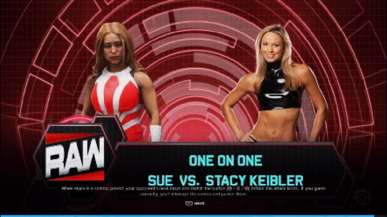Wwe Raw Sue Vs Stacy Keibler Wwe2k24 Youtube 2628