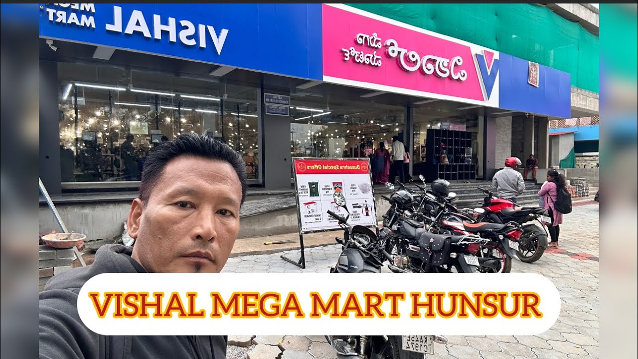 Vishal Mega Mart Hunsur ⁠@Lharden77 #vishalmart #shopping #youtube # ...