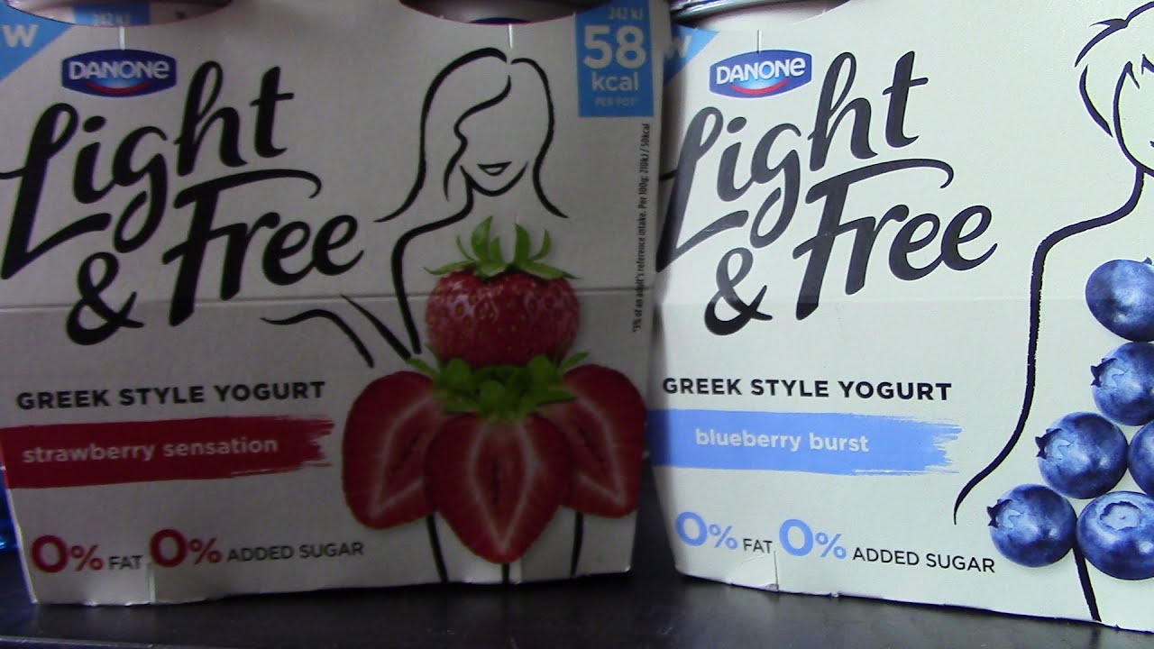 Danone Light & Free REAL REVIEW - YouTube