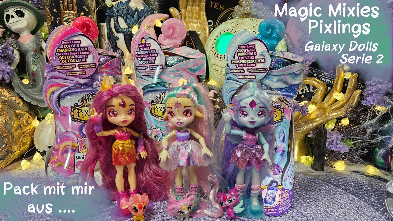Magic Mixies - Pixlings - Flyt, Pippa, Deerlee - Galaxy - Shimmerverse ...